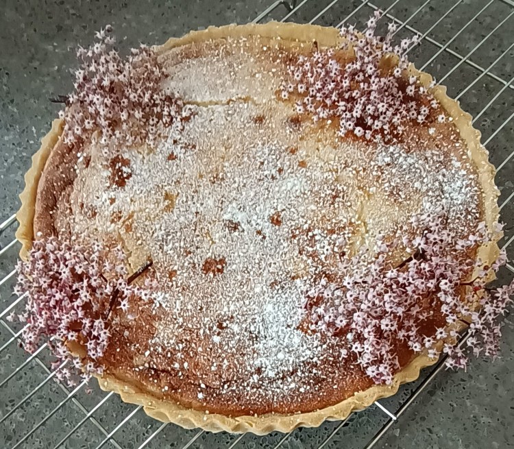 Lactose-free, soufflé-light, baked elderflower cheesecake, inspired by ...