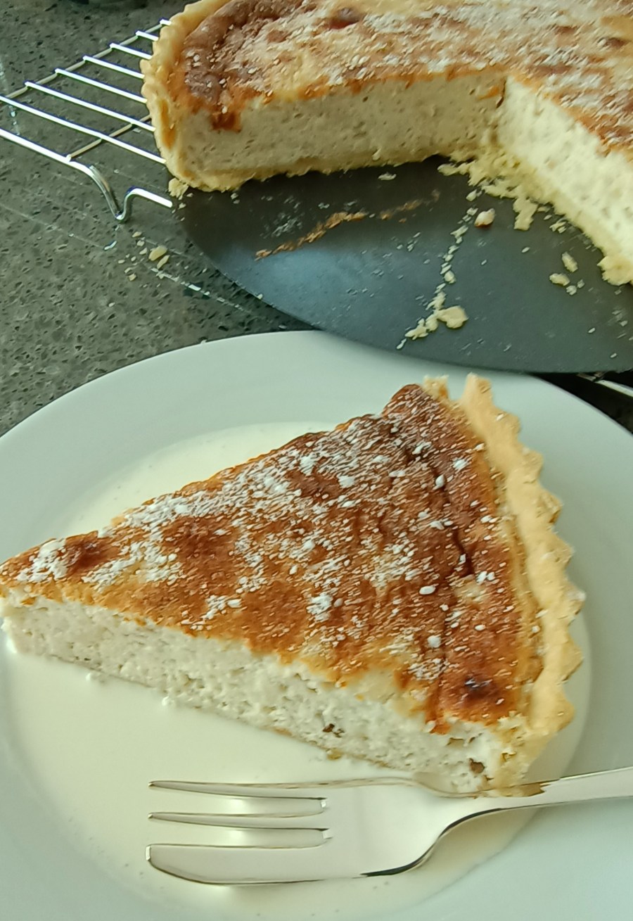 Lactose-free, soufflé-light, baked elderflower cheesecake, inspired by ...